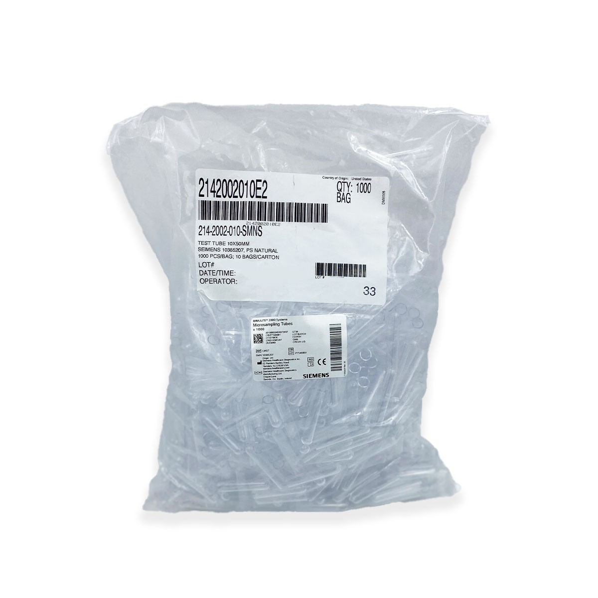 Microsampling Tubes 1000pcs for Siemens Immulite 2000 – Innolab