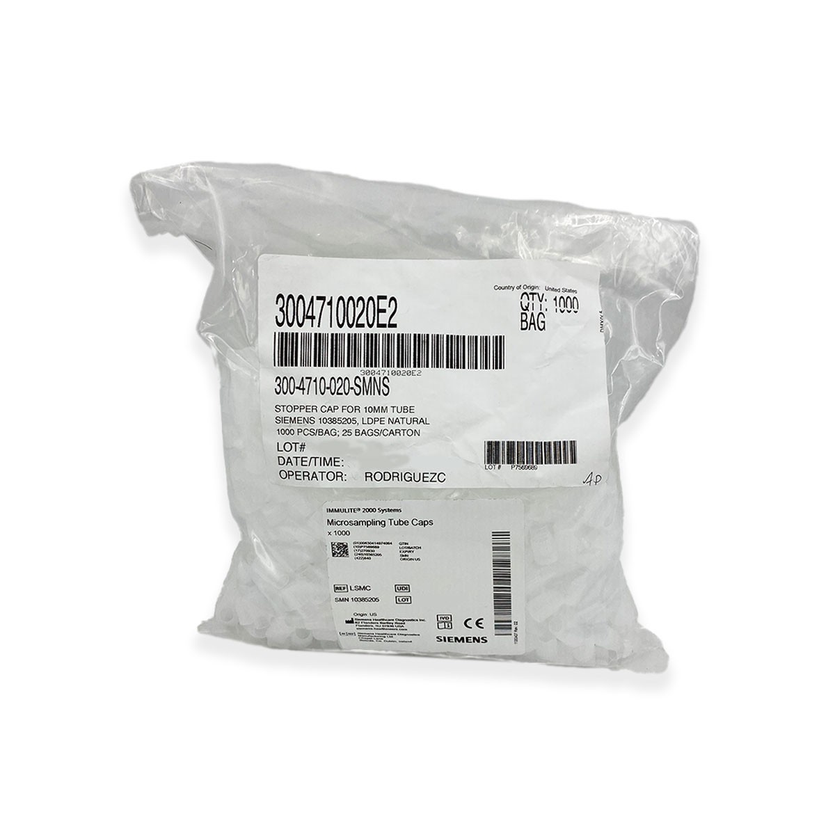 Microsampling Tube Caps 1000pcs for Siemens Immulite 2000 – Innolab