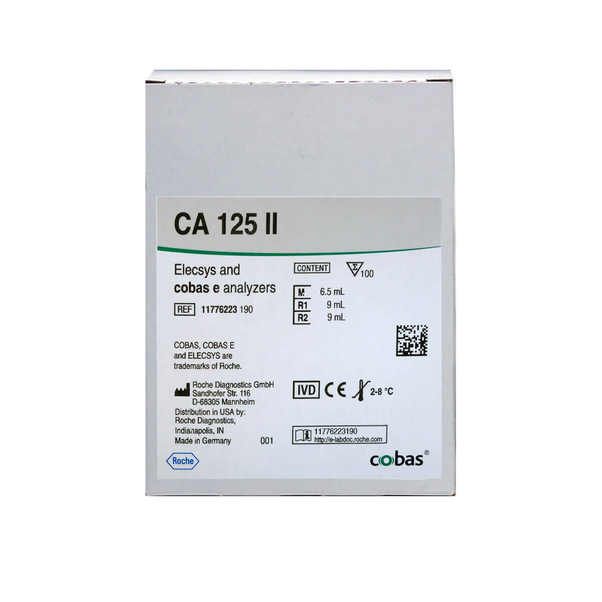 CA 125 II Elecsys Reagent for Roche Elecsys 2010 / Cobas E411 – 100 ...