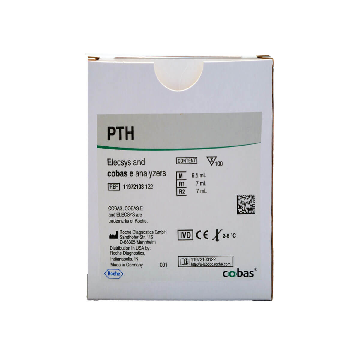 PTH Elecsys Reagent for Roche Elecsys 2010 / Cobas E411 – 100 Tests ...