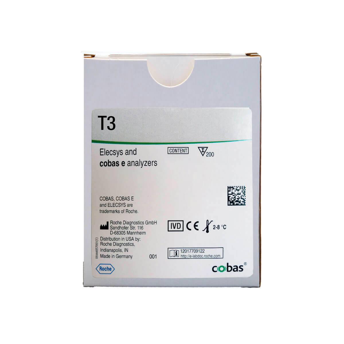 T3 Reagent for Roche Elecsys 2010 / Cobas E411 – 200 Tests – Innolab