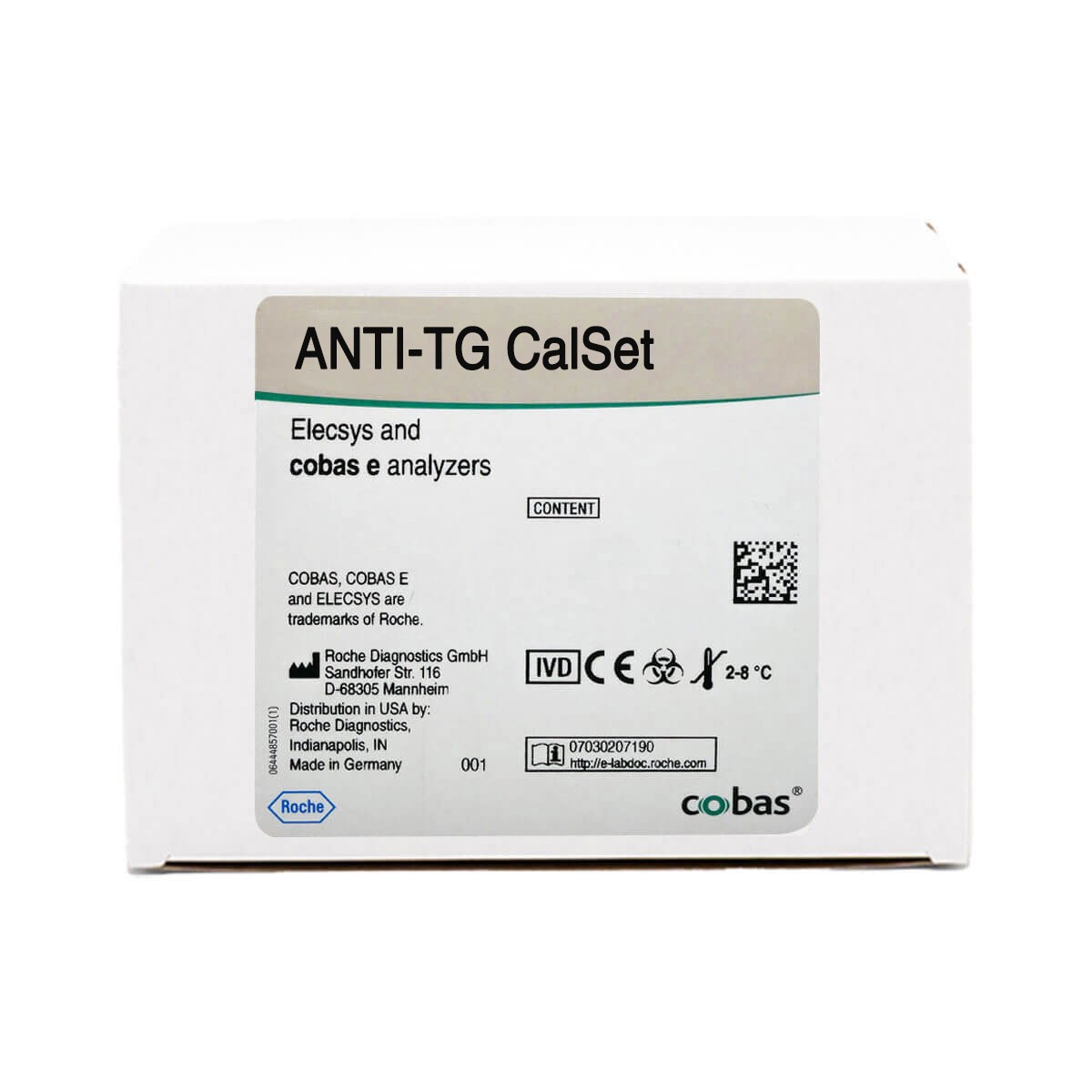 CALSET ANTI-TG V2 for Roche Elecsys 2010 / Cobas E411 – Innolab