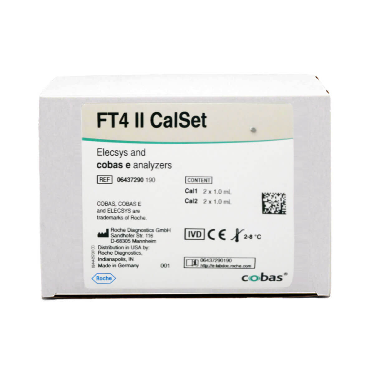 CALSET FT4 III for Roche Elecsys 2010 / Cobas E411 – Innolab