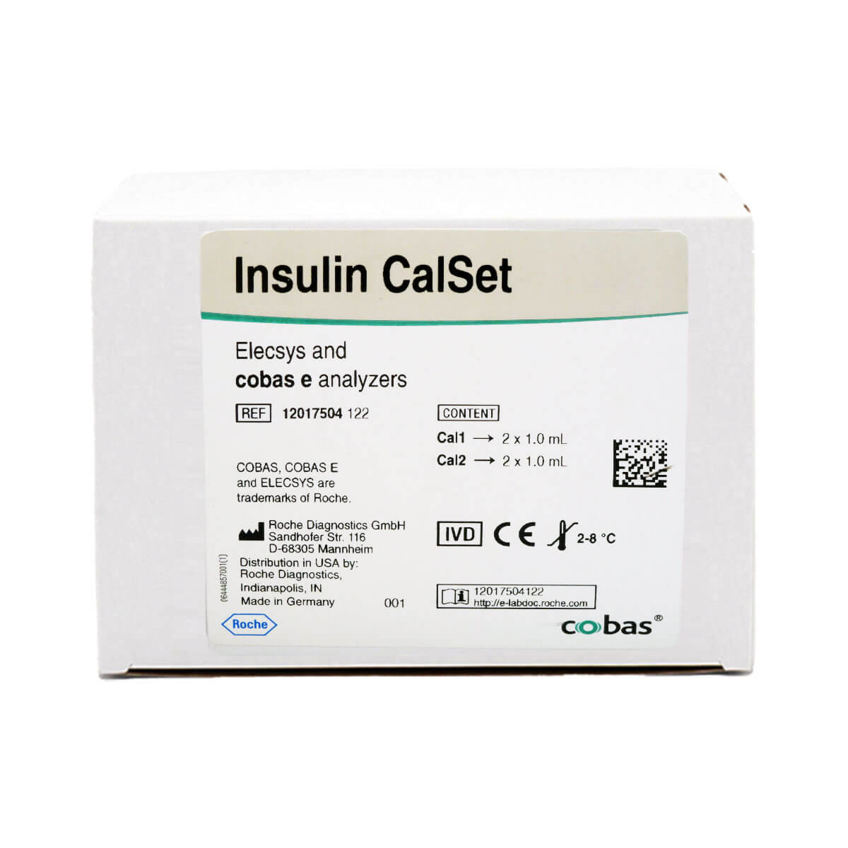 CALSET INSULIN for Roche Elecsys 2010 / Cobas E411 – Innolab