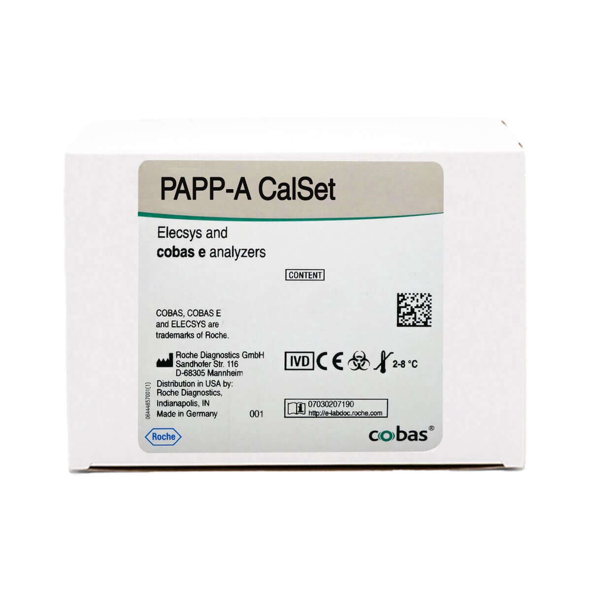 CALSET PAPP-A for Roche Elecsys 2010 / Cobas E411 – Innolab