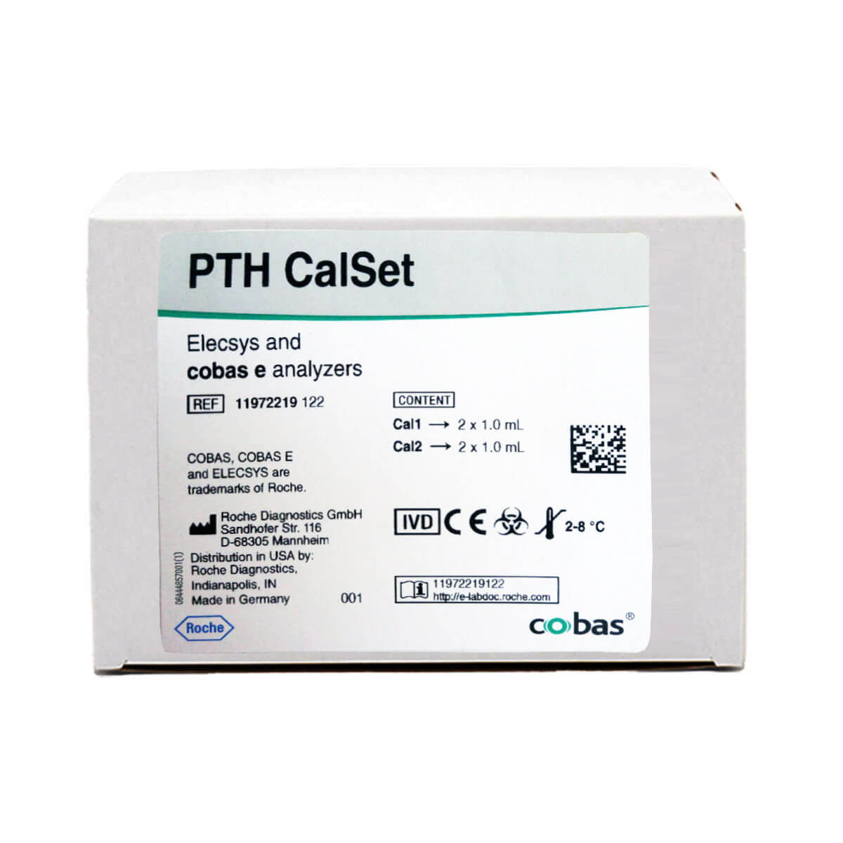CALSET PTH for Roche Elecsys 2010 / Cobas E411 – Innolab