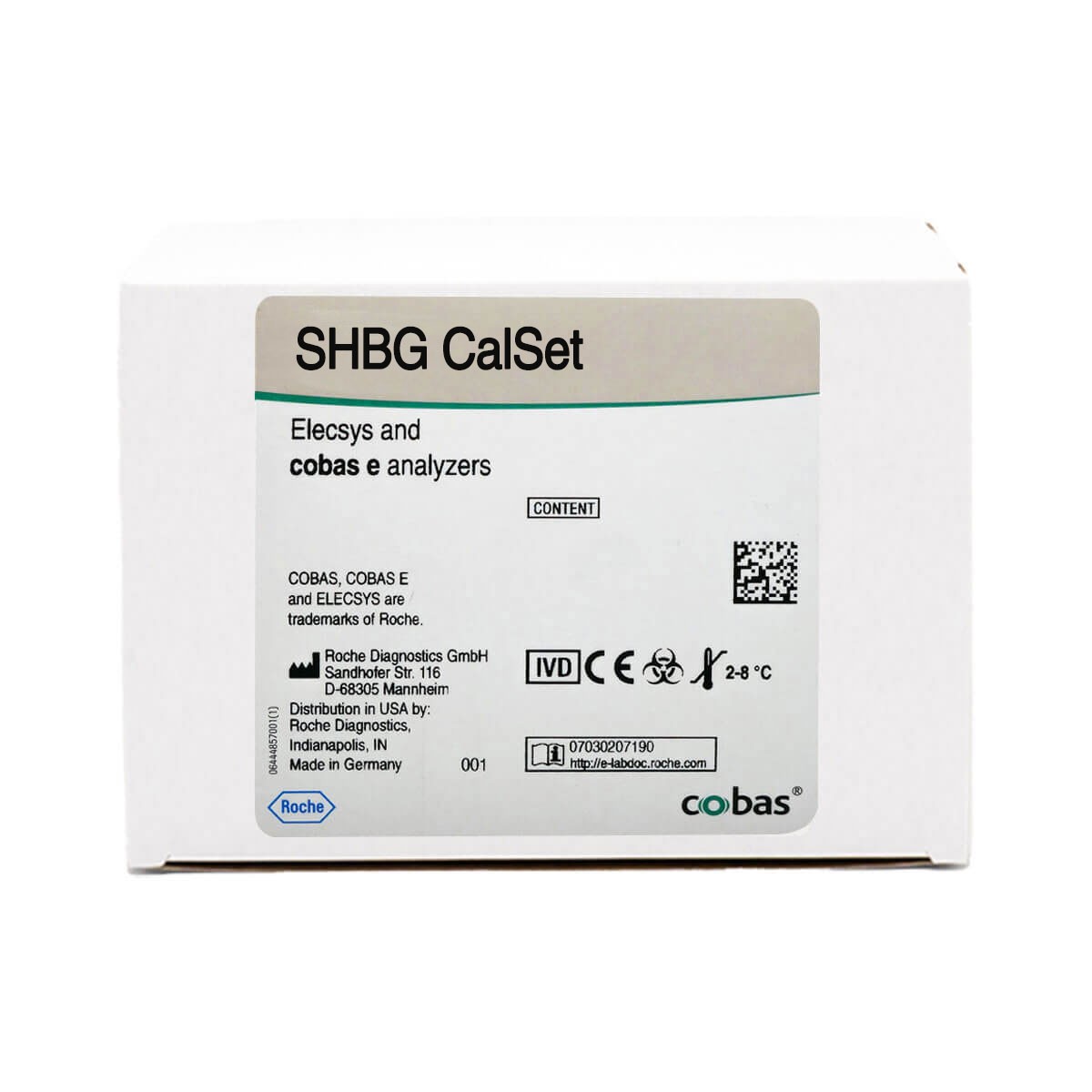 CALSET SHBG for Roche Elecsys 2010 / Cobas E411 – Innolab