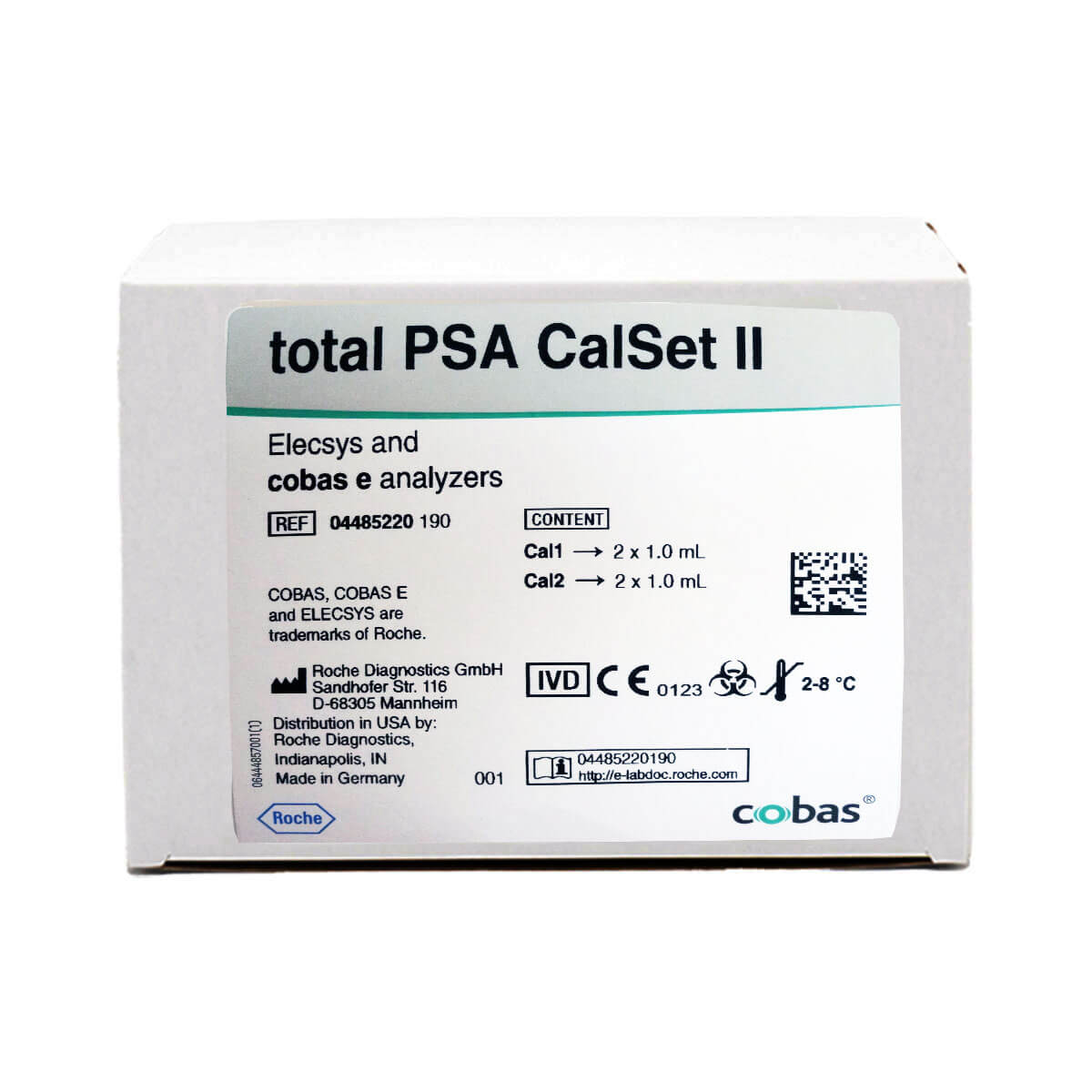 CALSET TOTAL PSA GEN2 for Roche Elecsys 2010 / Cobas E411 – Innolab