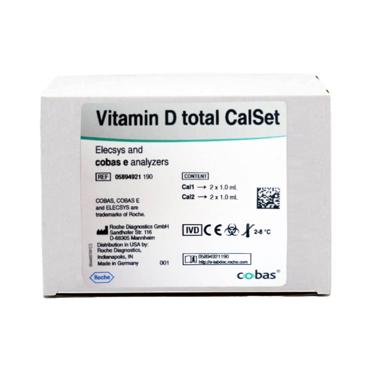 CALSET VITAMIN D TOTAL III for Roche Elecsys 2010 / Cobas E411 – Innolab