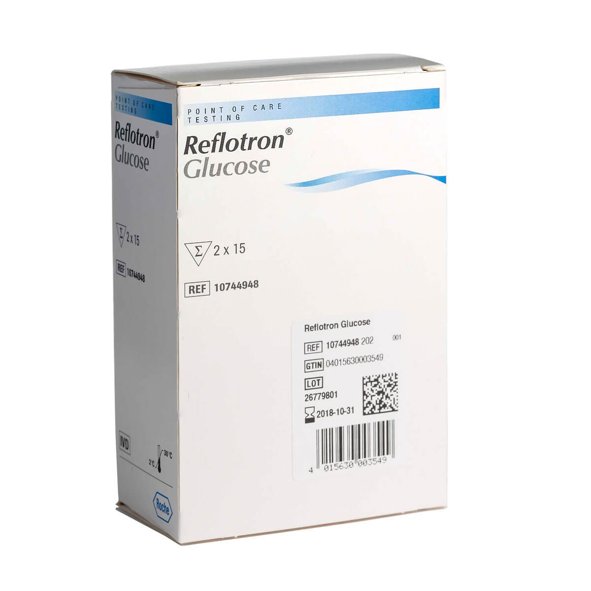 GLUC- Glucose – 30 Tests Reagent for Roche Reflotron Plus – Innolab