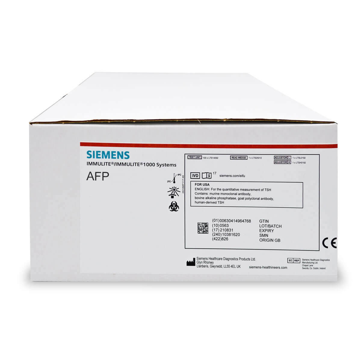 AFP (SEQUENTIAL) Reagent for Siemens Immulite 1000- 100 Tests – Innolab