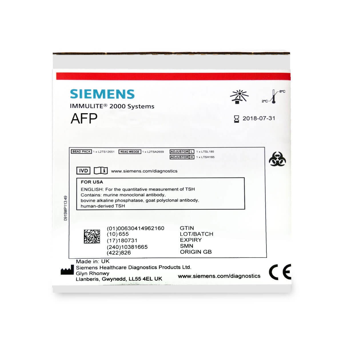 AFP Reagent for Siemens Immulite 2000- 200 Tests – Innolab
