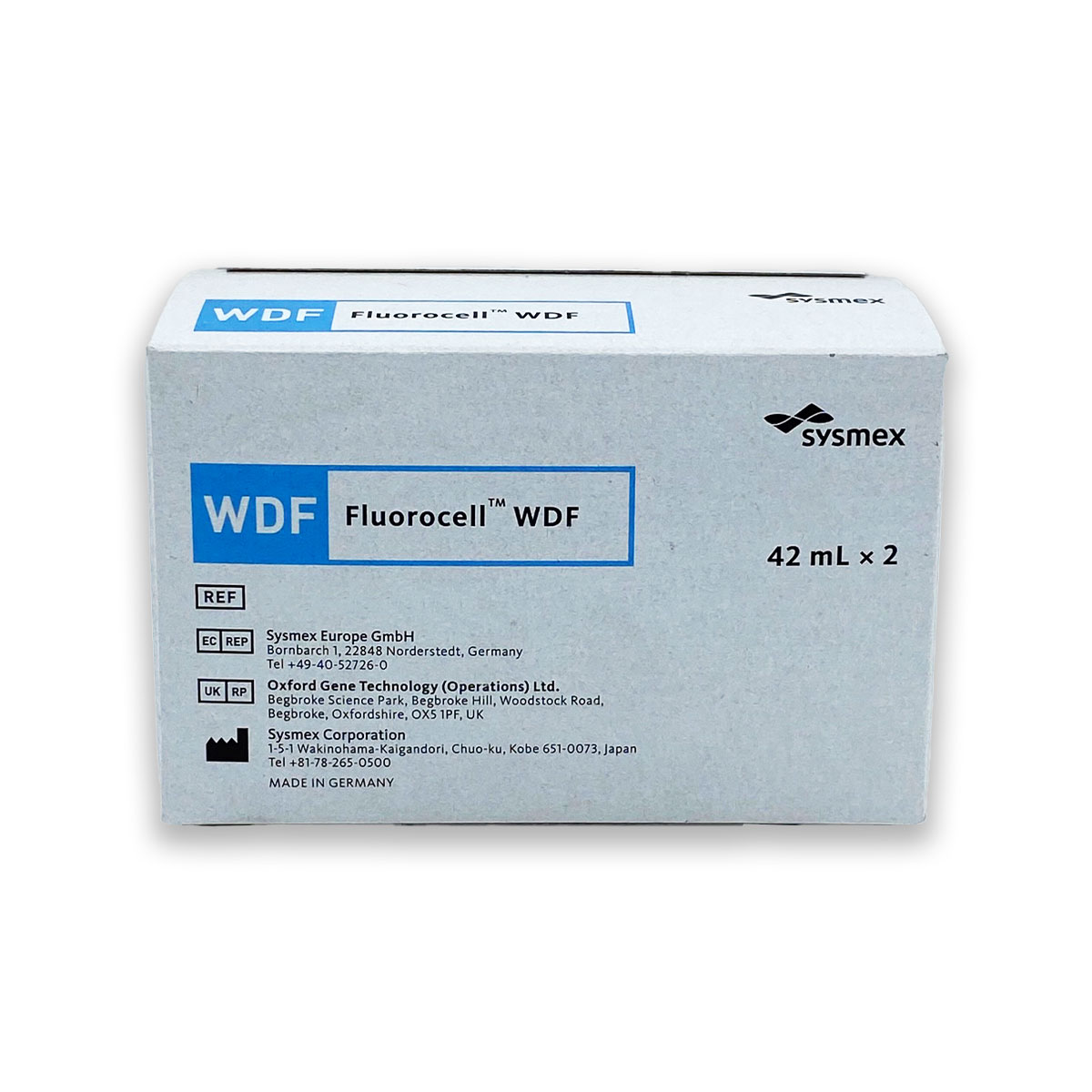 FLUOROCELL WDF Reagent for analyzers Sysmex – 2x42ml – Innolab