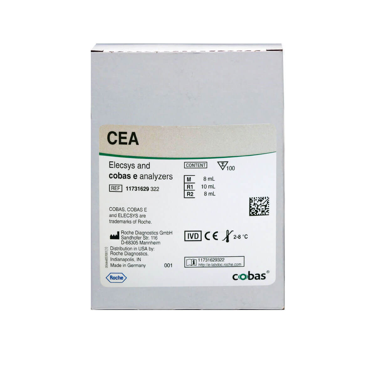 CEA Elecsys Reagent for Roche Elecsys 2010 / Cobas E411 – 100 Tests ...