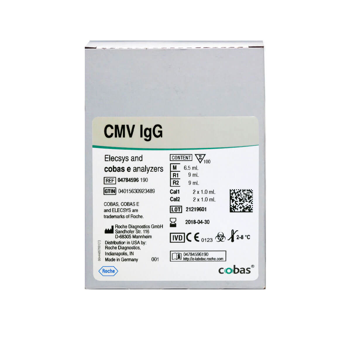 CMV IgG Reagent for Roche Elecsys 2010 / Cobas E411 – 100 Tests – Innolab