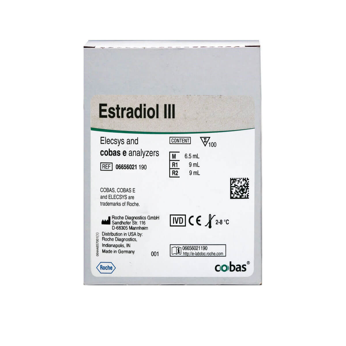 ESTRADIOL III Reagent for Roche Elecsys 2010 / Cobas E411 – 100 Tests ...
