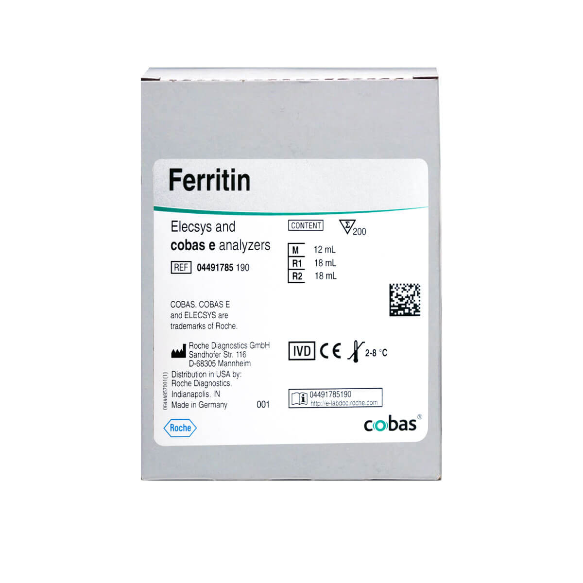 FERRITIN Elecsys Reagent for Roche Elecsys 2010 / Cobas E411 – 200 ...