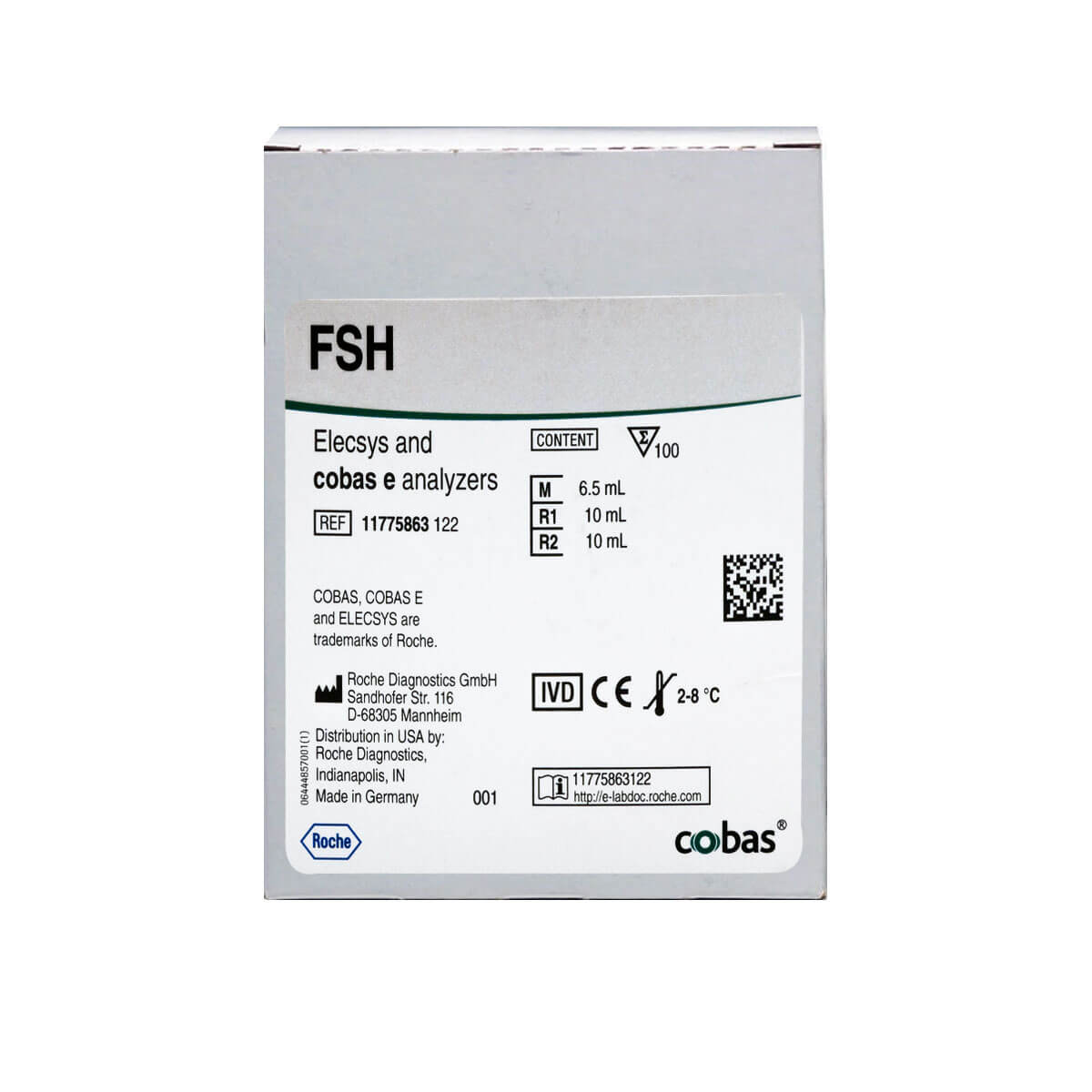 FSH Elecsys Reagent for Roche Elecsys 2010 / Cobas E411 – 100 Tests ...