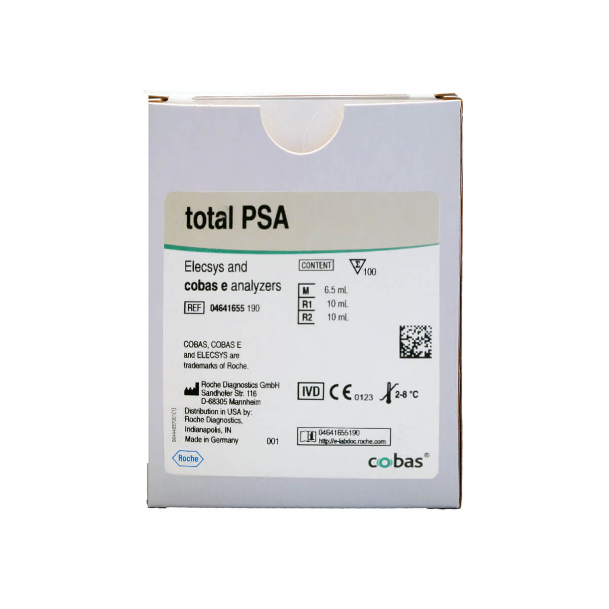 Total PSA Elecsys Reagent for Roche Elecsys 2010 / Cobas E411 – 100 ...